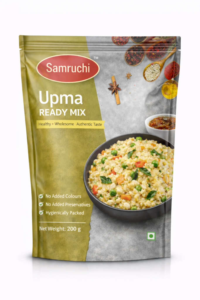 Instant Upma Mix-200g – Samruchi Spices